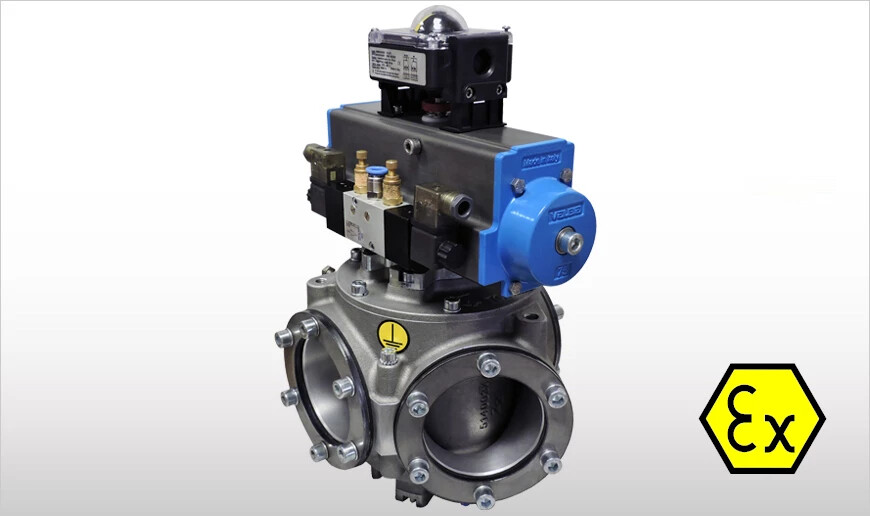TOREX VAS ATEX Plug Diverter Valves | TECTRA Ltd